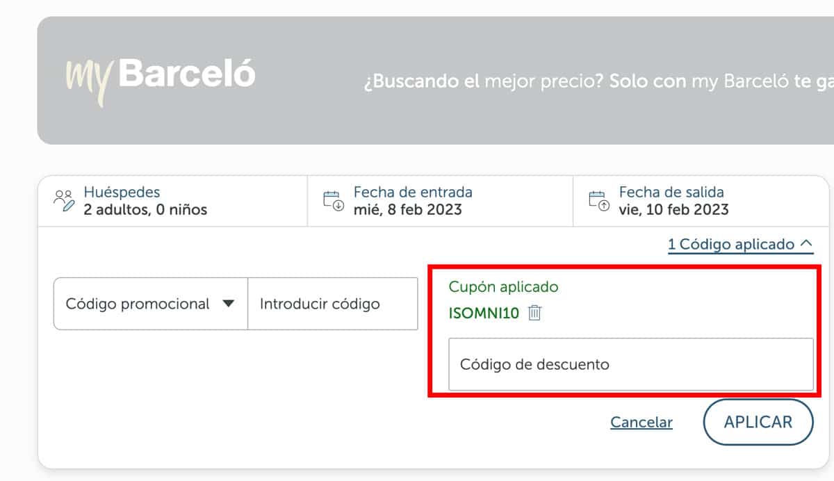 El Código Promocional en el Sector Hotelero - Chollos de Hoteles