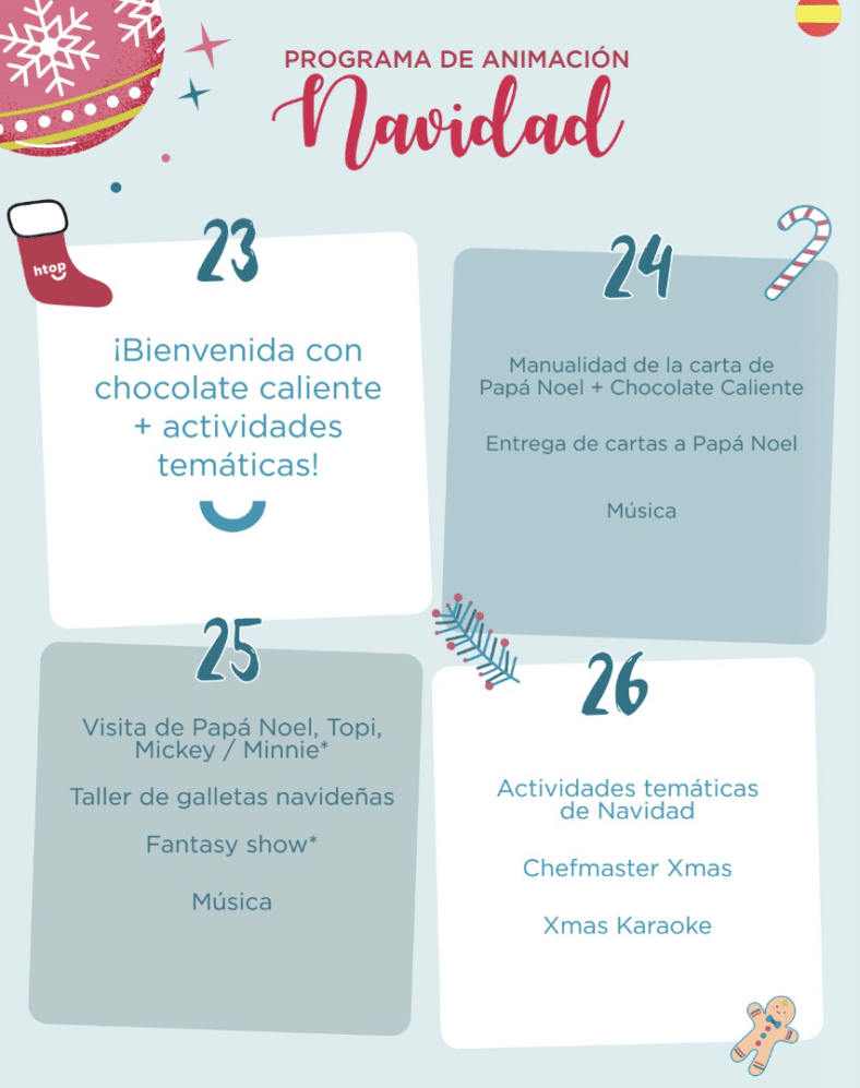 Lista de hoteles con cena de Nochebuena 2025 en España
